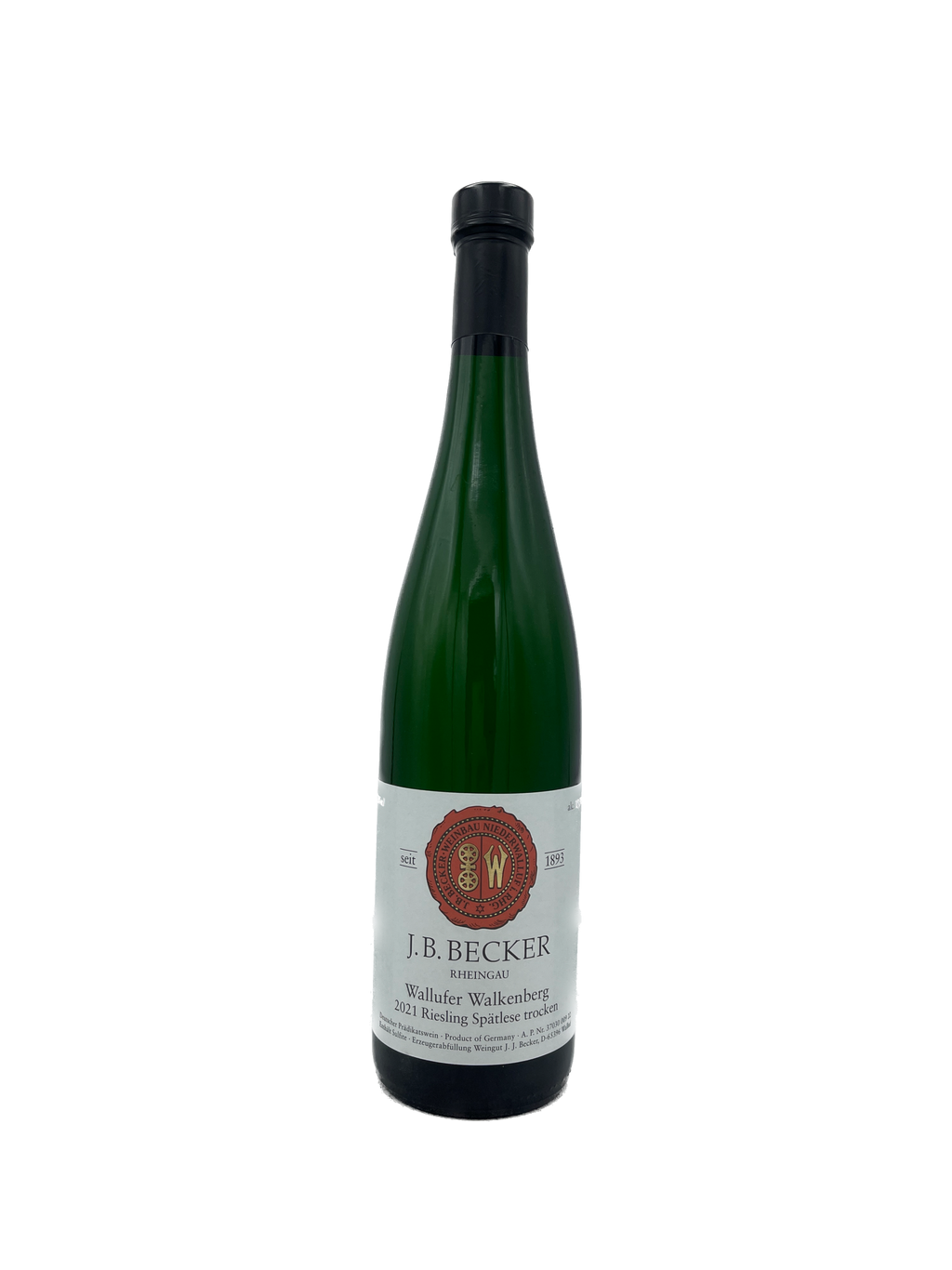 2021 J B Becker "Walkemberg Alte Reben" Rheingau Riesling Trocken Spat ...