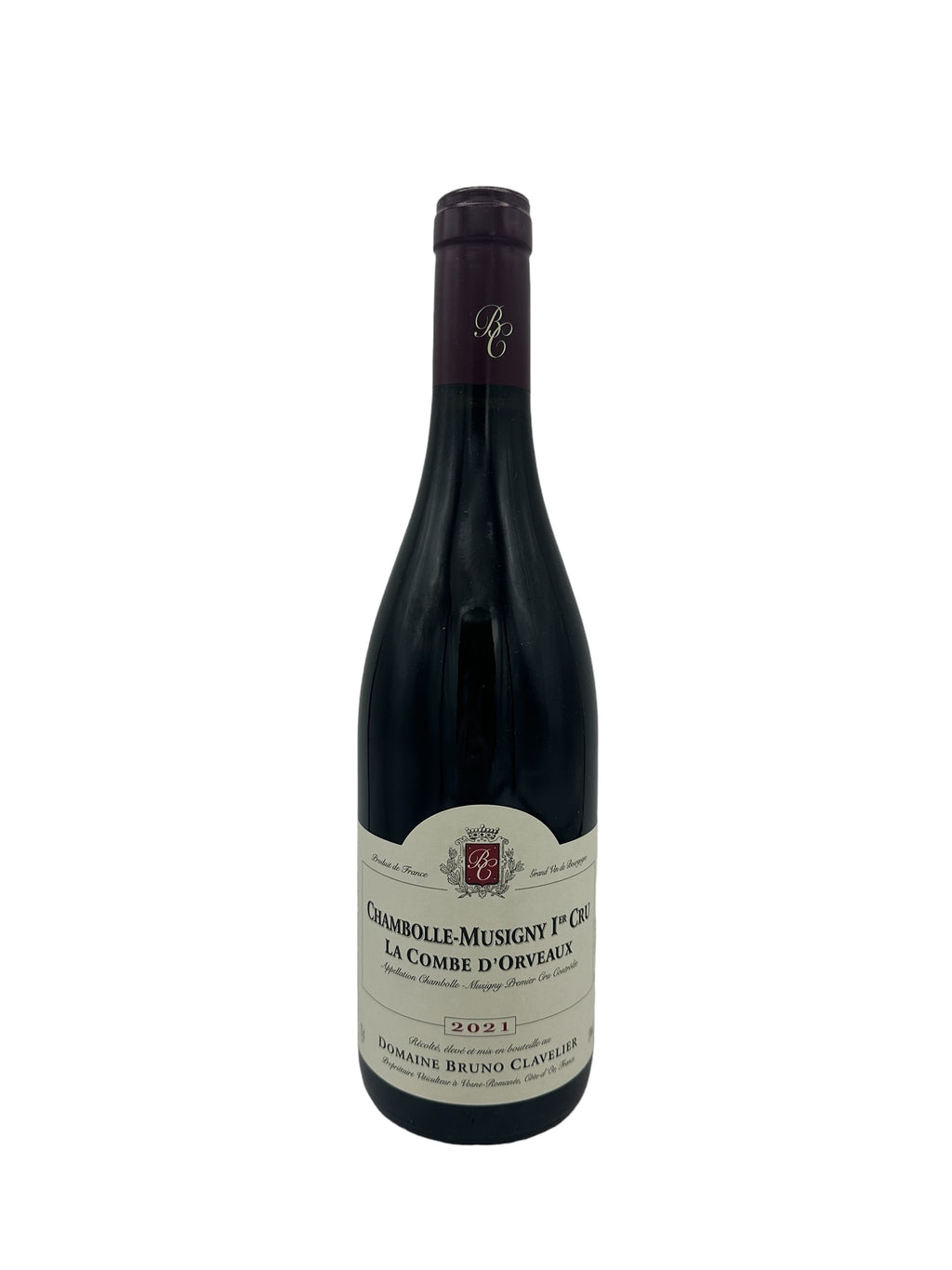 2021 Bruno Clavelier Chambolle Musigny 1er Cru Combe d'Orveau – AOC ...