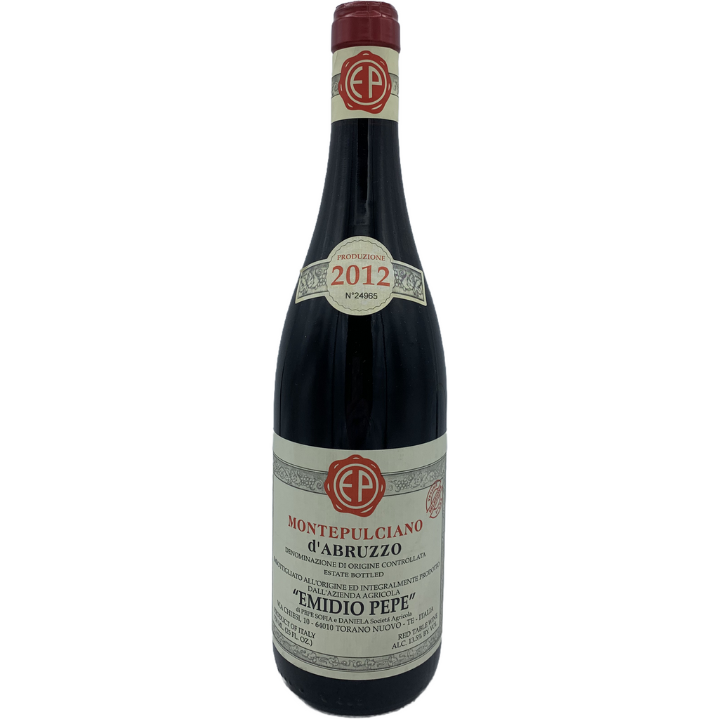 2012 Emidio Pepe Montepulciano d'Abruzzo – AOC Selections